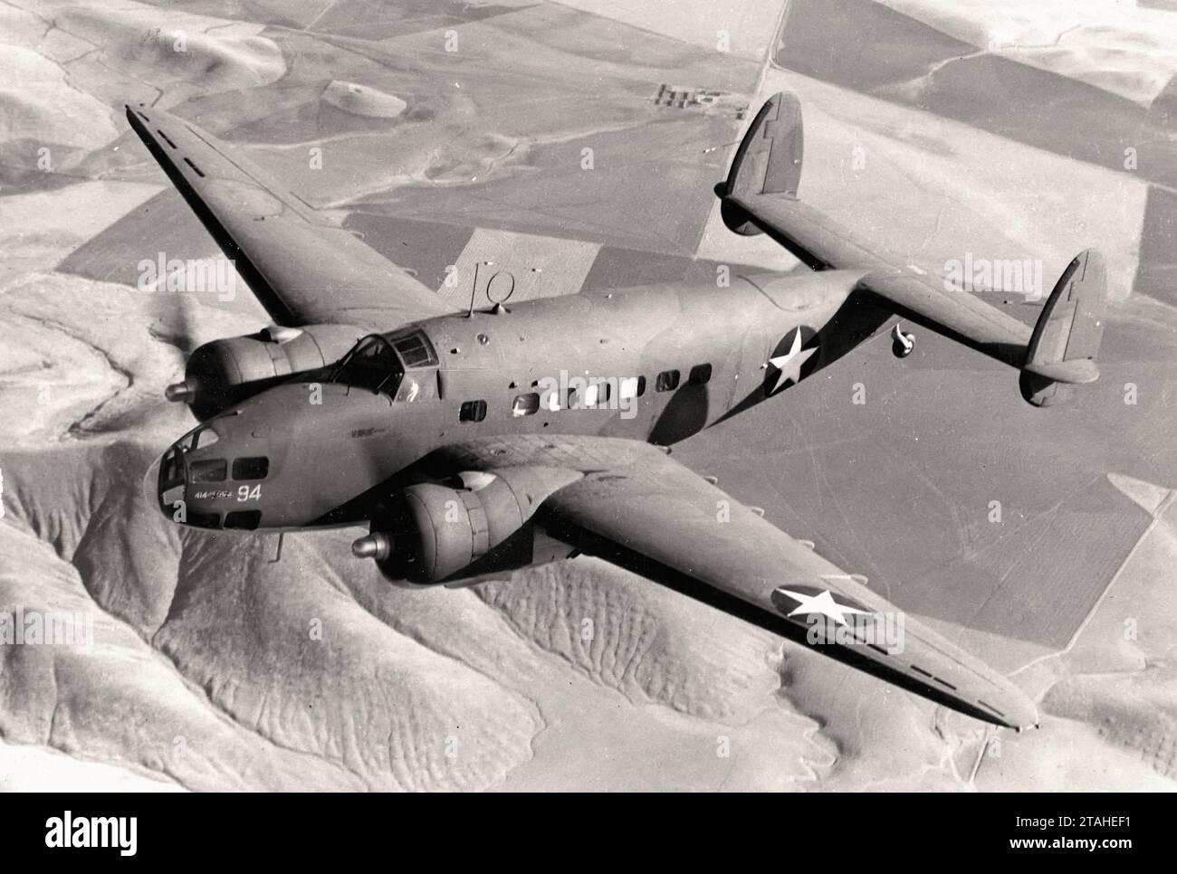Airplane - Lockheed A-28 Hudson Stock Photo - Alamy