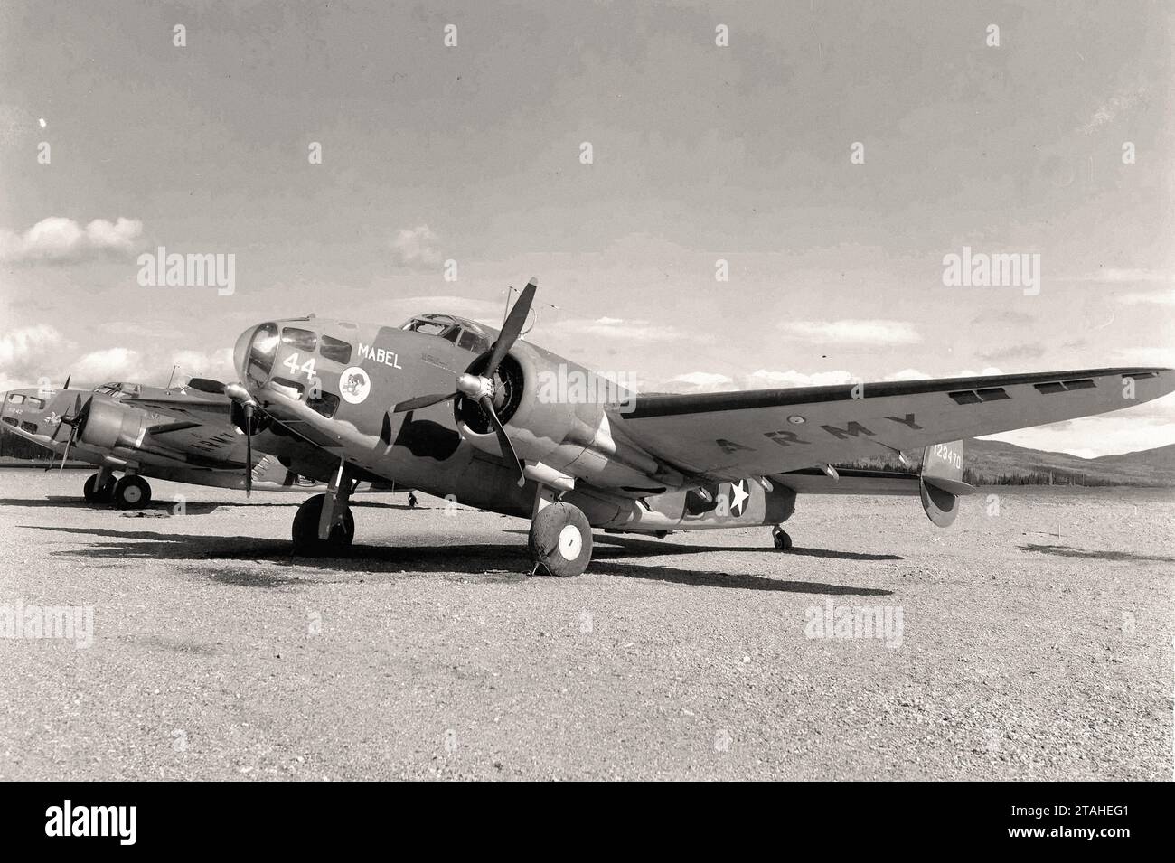 Airplane - Lockheed A-29B Stock Photo - Alamy