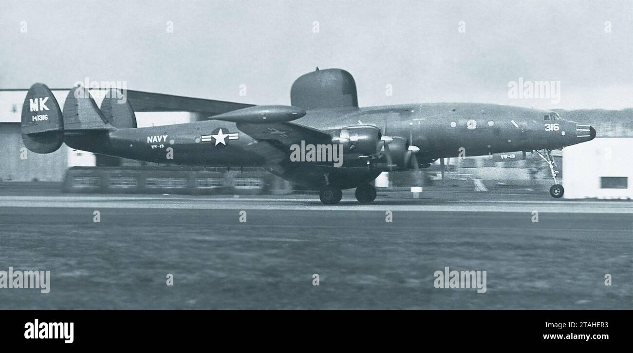 Airplane - Lockheed WV-2 Warning Star (4440 ) US NAVY Stock Photo - Alamy