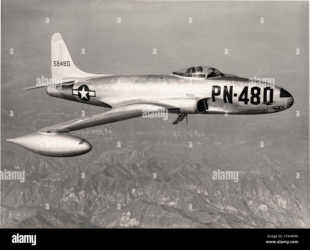 Airplane - Lockheed P-80B Stock Photo - Alamy