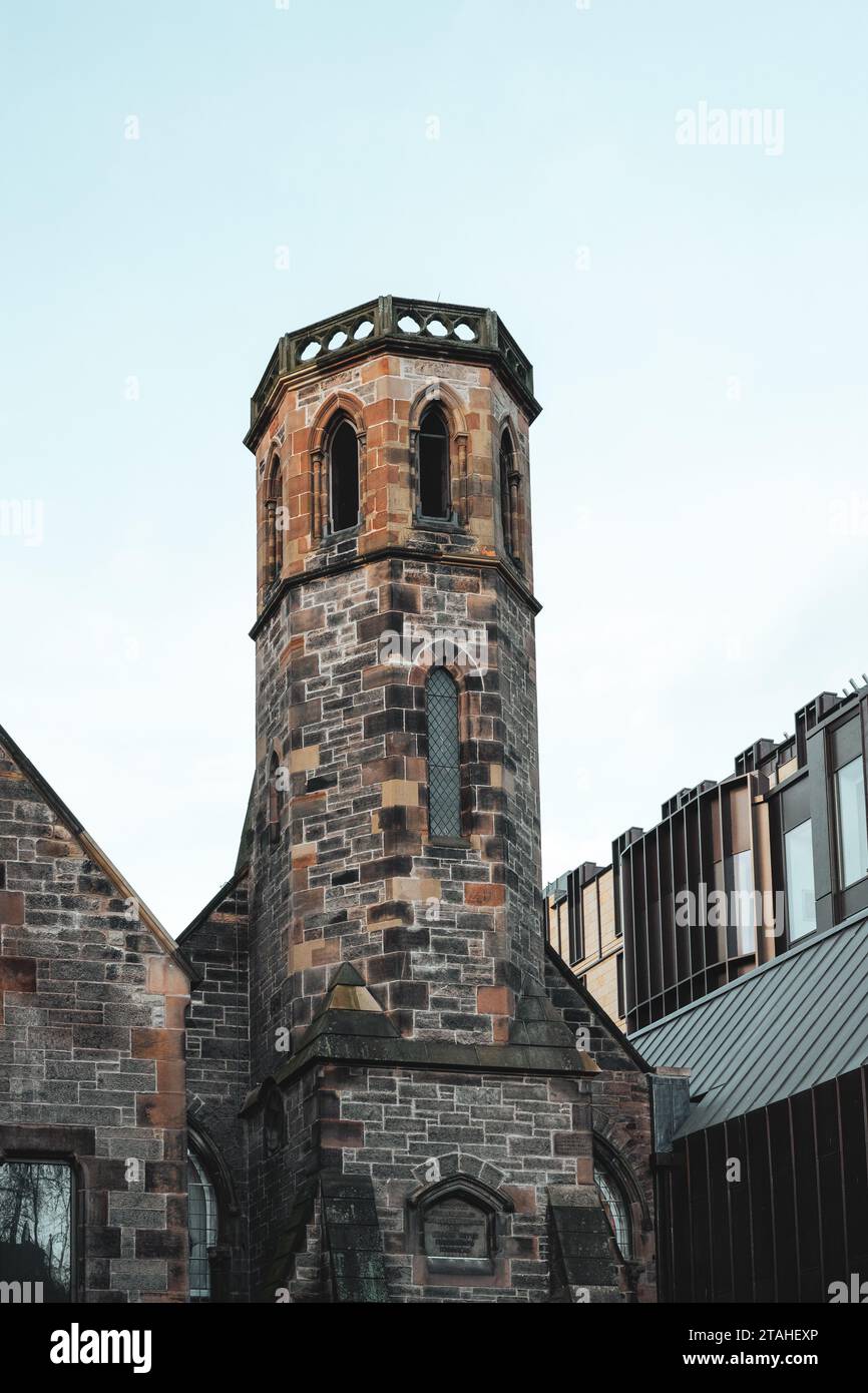 An aged brick building in Edinburgh, Scotland Stock Photo - Alamy