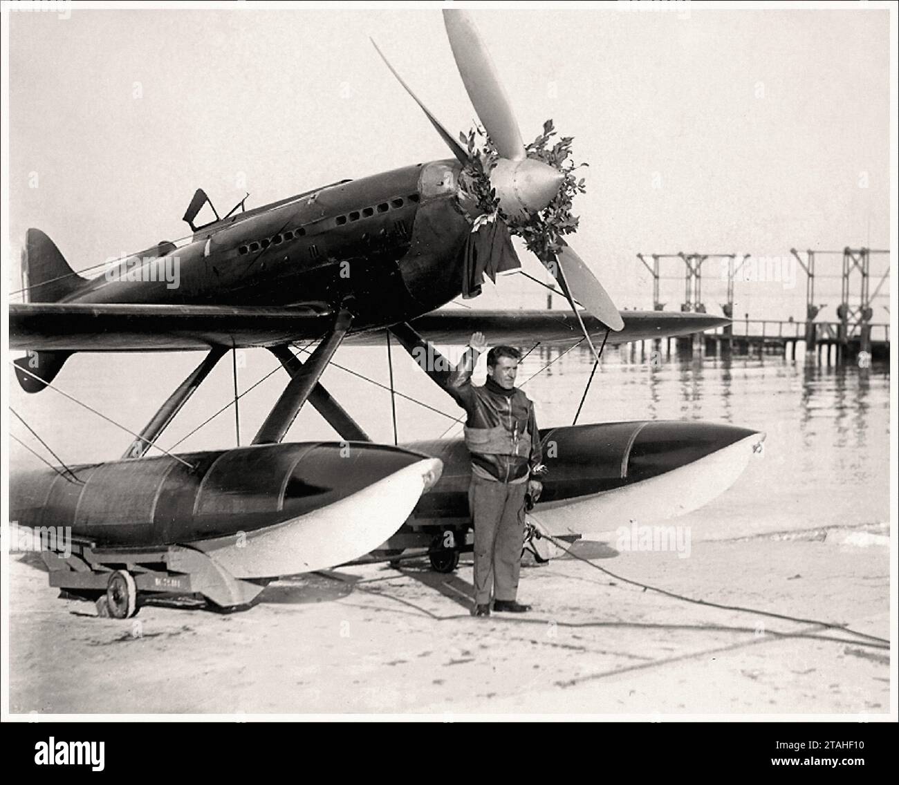 Airplane - Macchi M.C.72 Agello. October 23, 1934 Stock Photo - Alamy