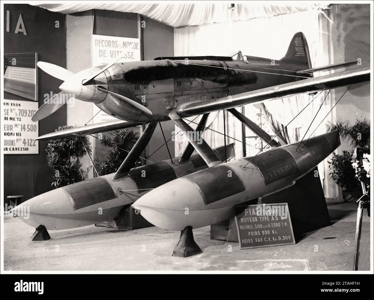 Airplane - Macchi M.C.72 exhibited at the Paris Air Show of 1934 Stock ...