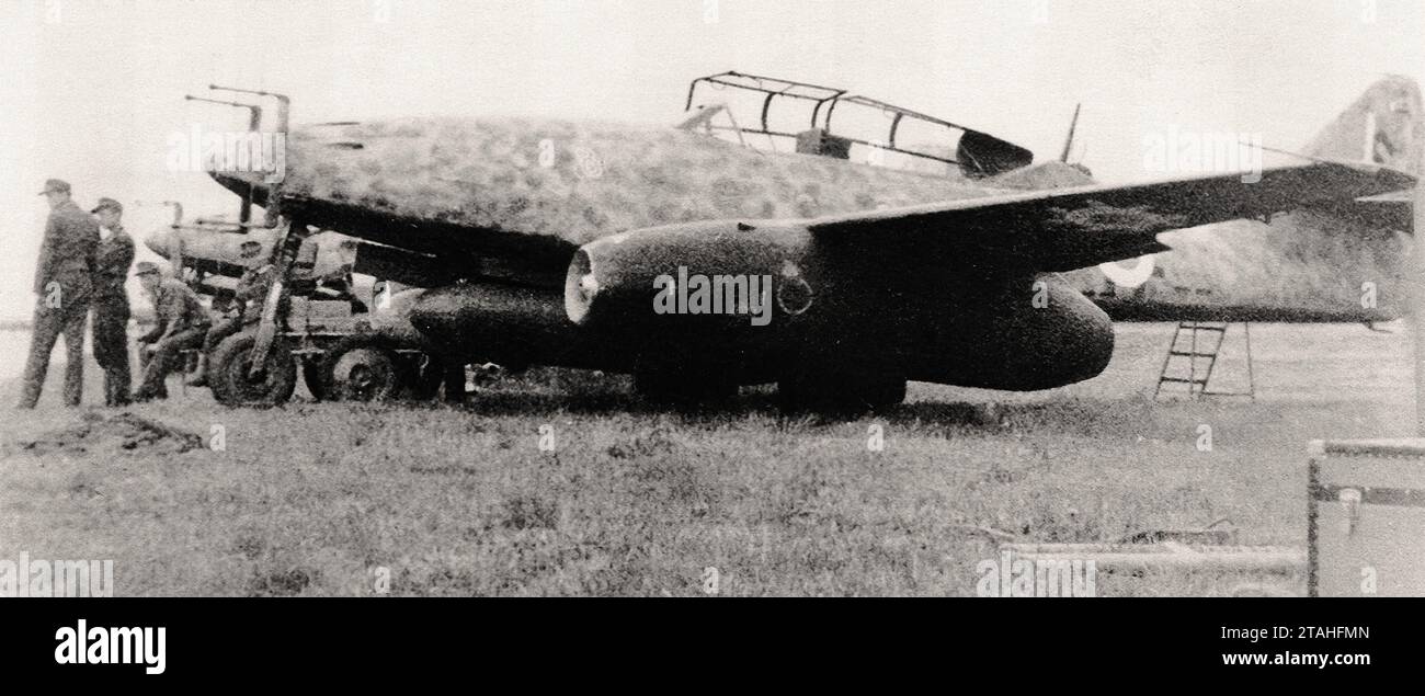 Airplane - Messerschmitt Me 262B 10.NJG11 Schleswig-Jagel 1945 Stock ...