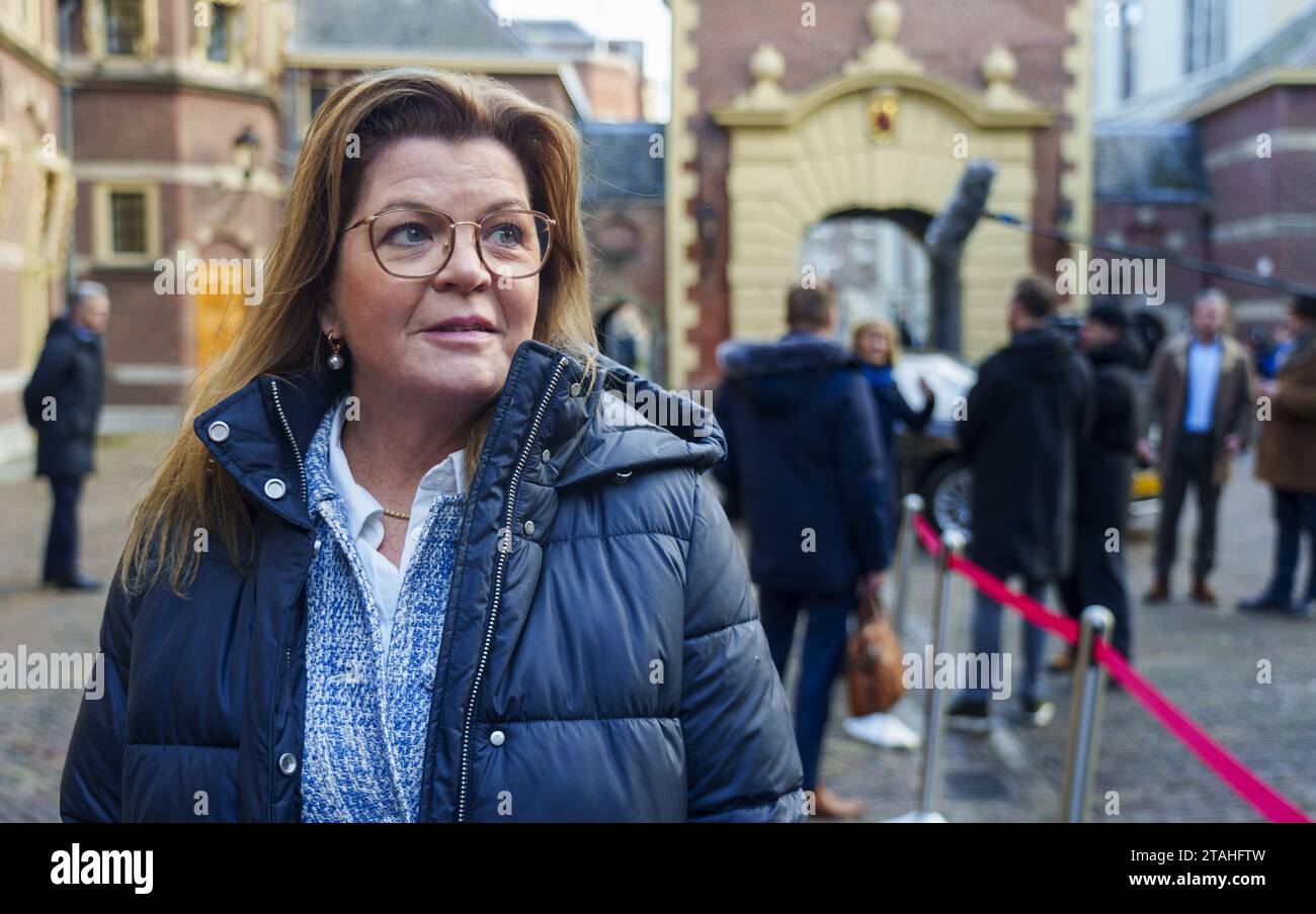THE HAGUE - Outgoing minister Christianne van der Wal arrives at the ...