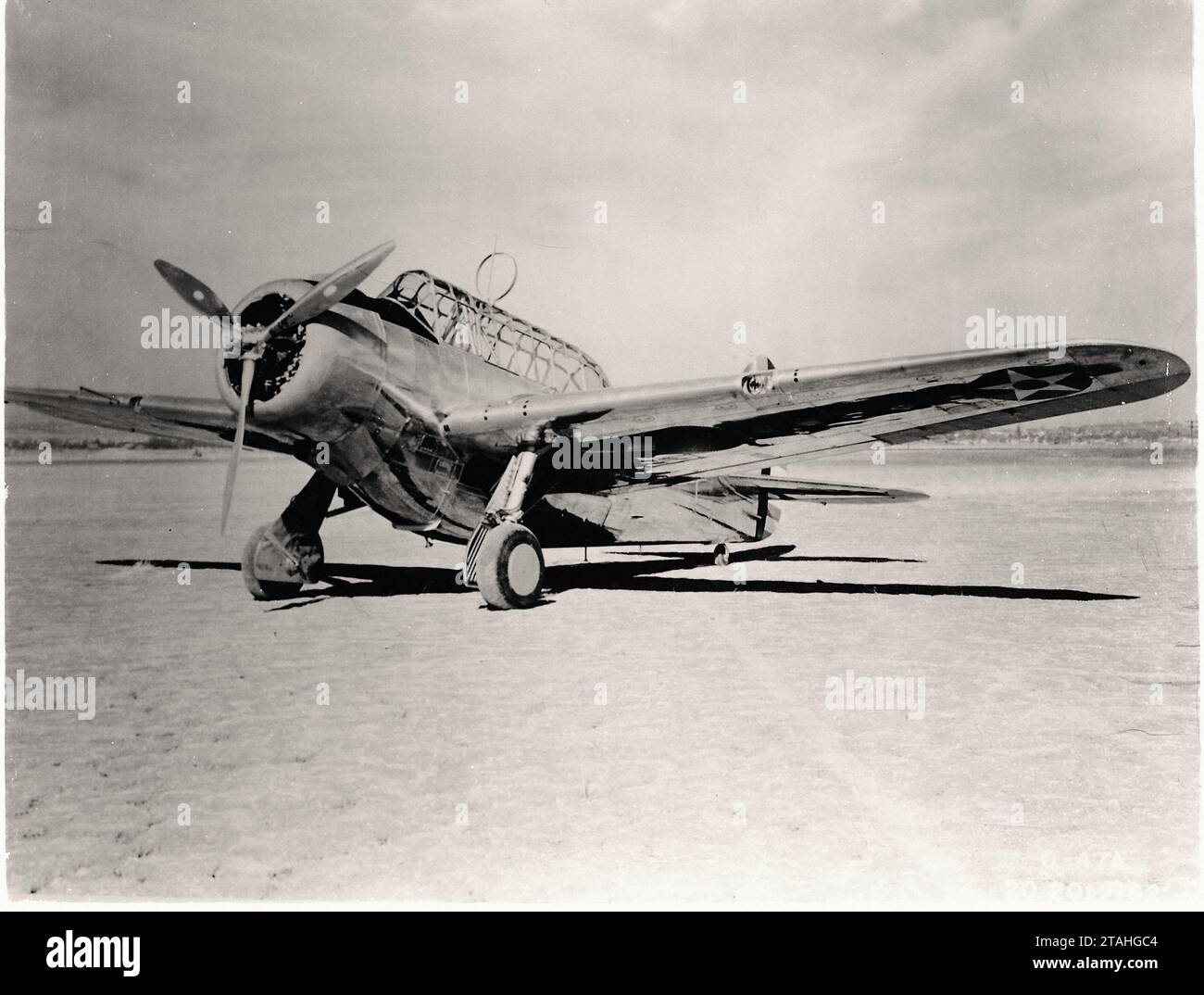 Airplane - North American O-47A Stock Photo - Alamy