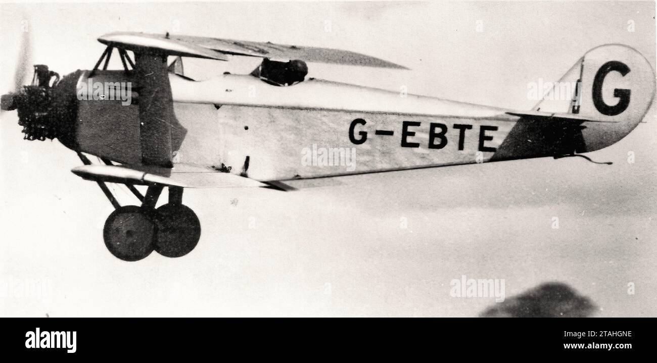 Airplane - Parnall Imp in flight with the AS Genet II in original form ...