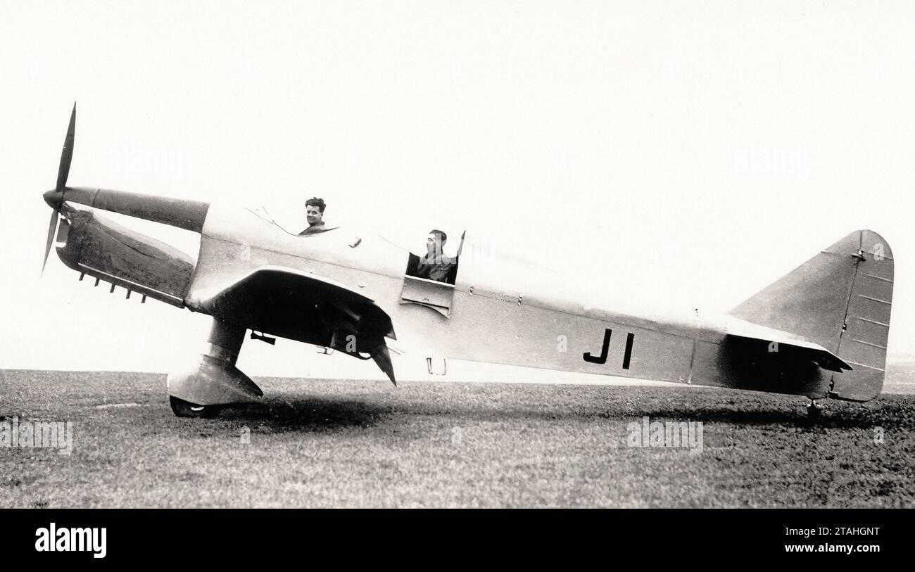 Airplane - Parnall 382 Stock Photo - Alamy