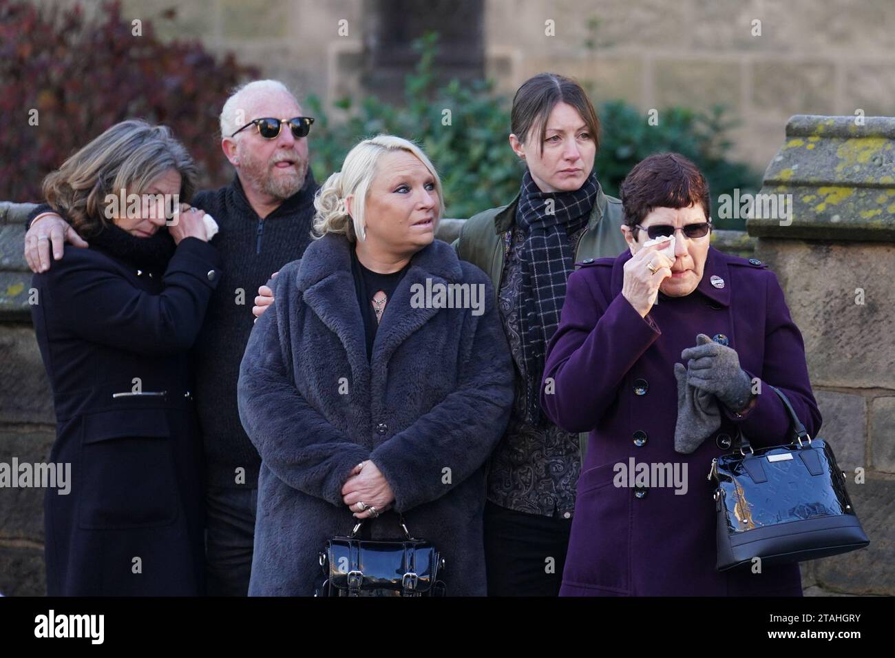 Mourners gather at the funeral of baby Indi Gregory at St Barnabus ...