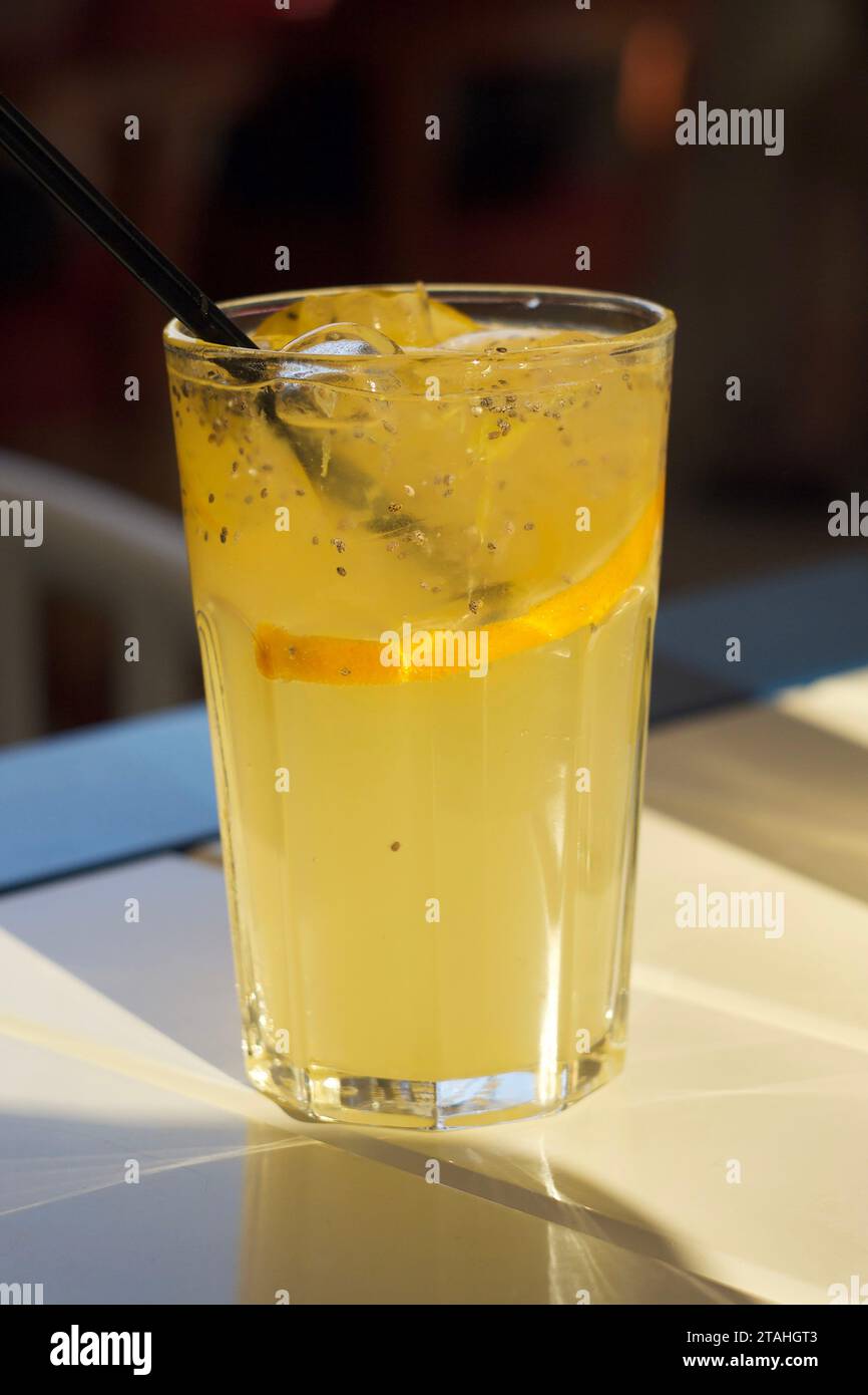 Lemonade with orange hi-res stock photography and images - Alamy