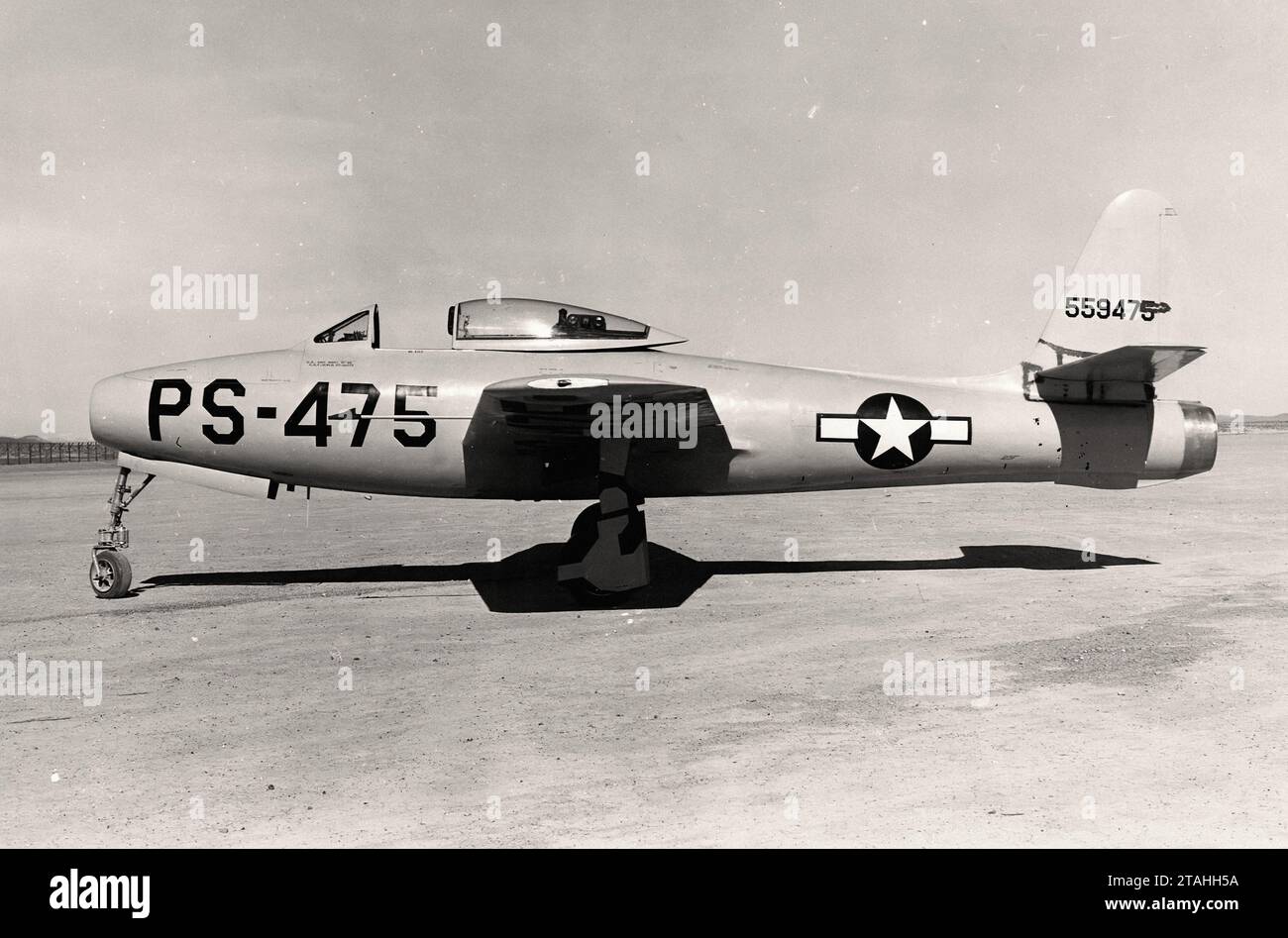 Airplane - Republic XF-84 Stock Photo - Alamy