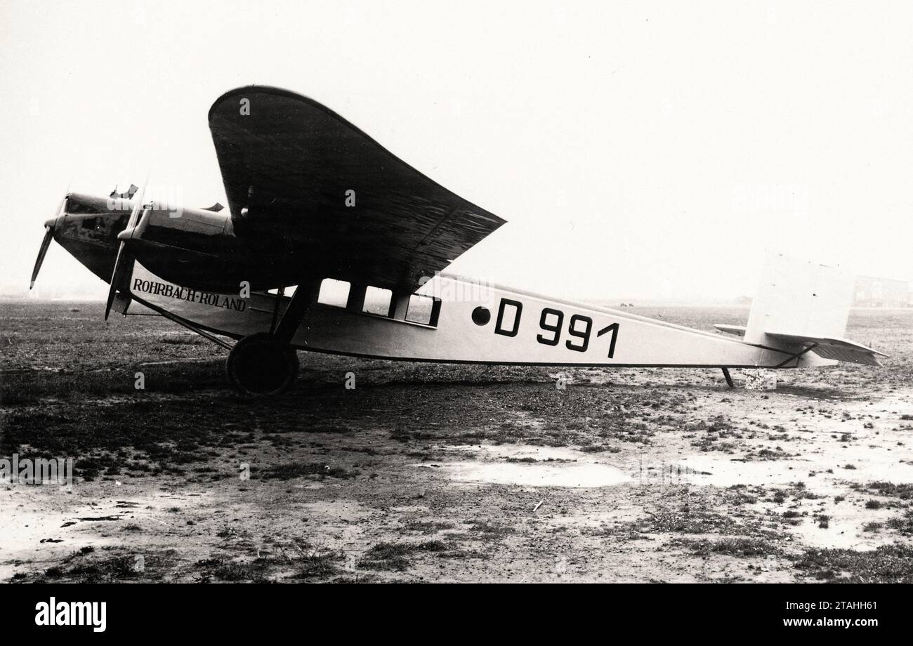 Airplane - Rohrbach Roland I 00001 Stock Photo - Alamy