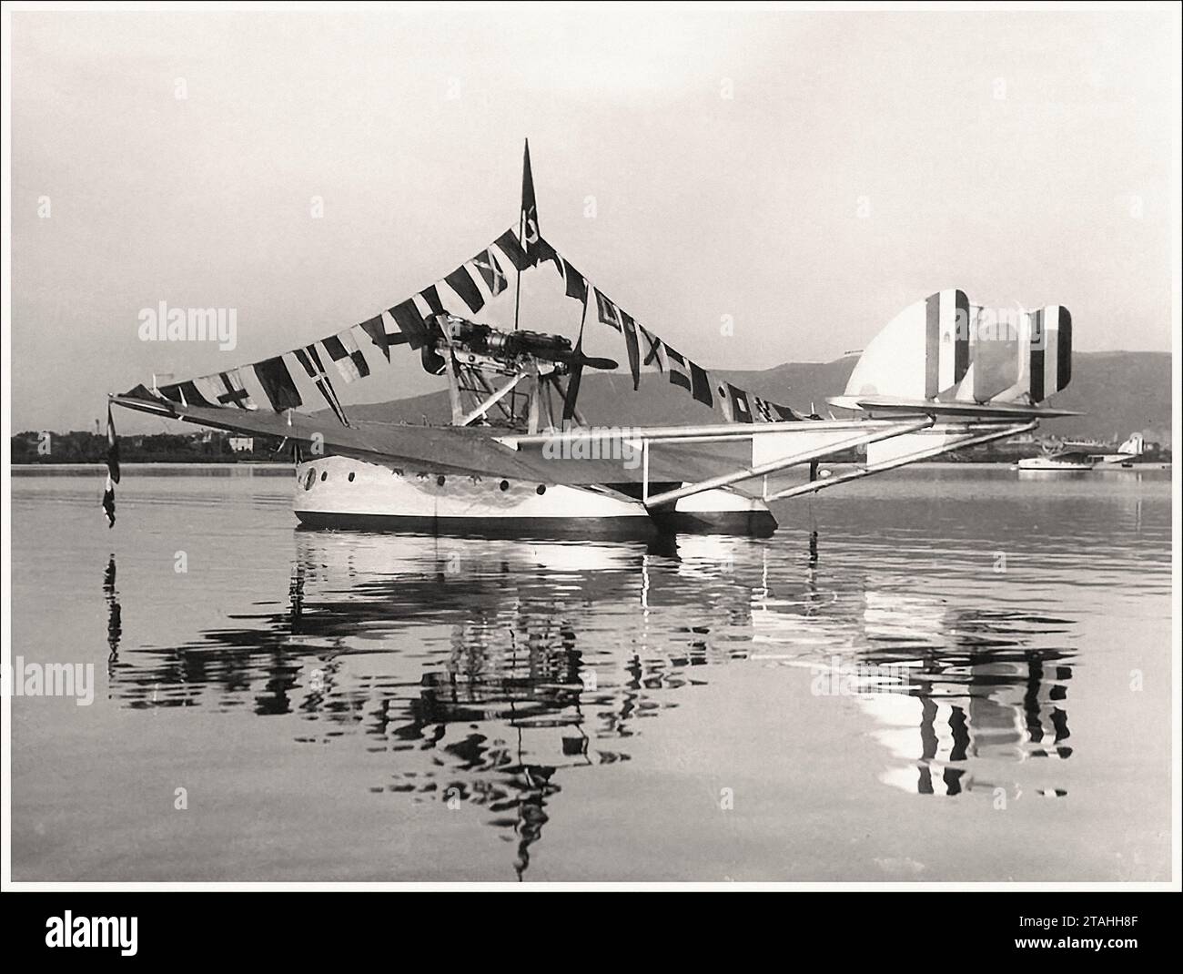 Airplane - Savoia Marchetti S.55 dressed up Stock Photo - Alamy