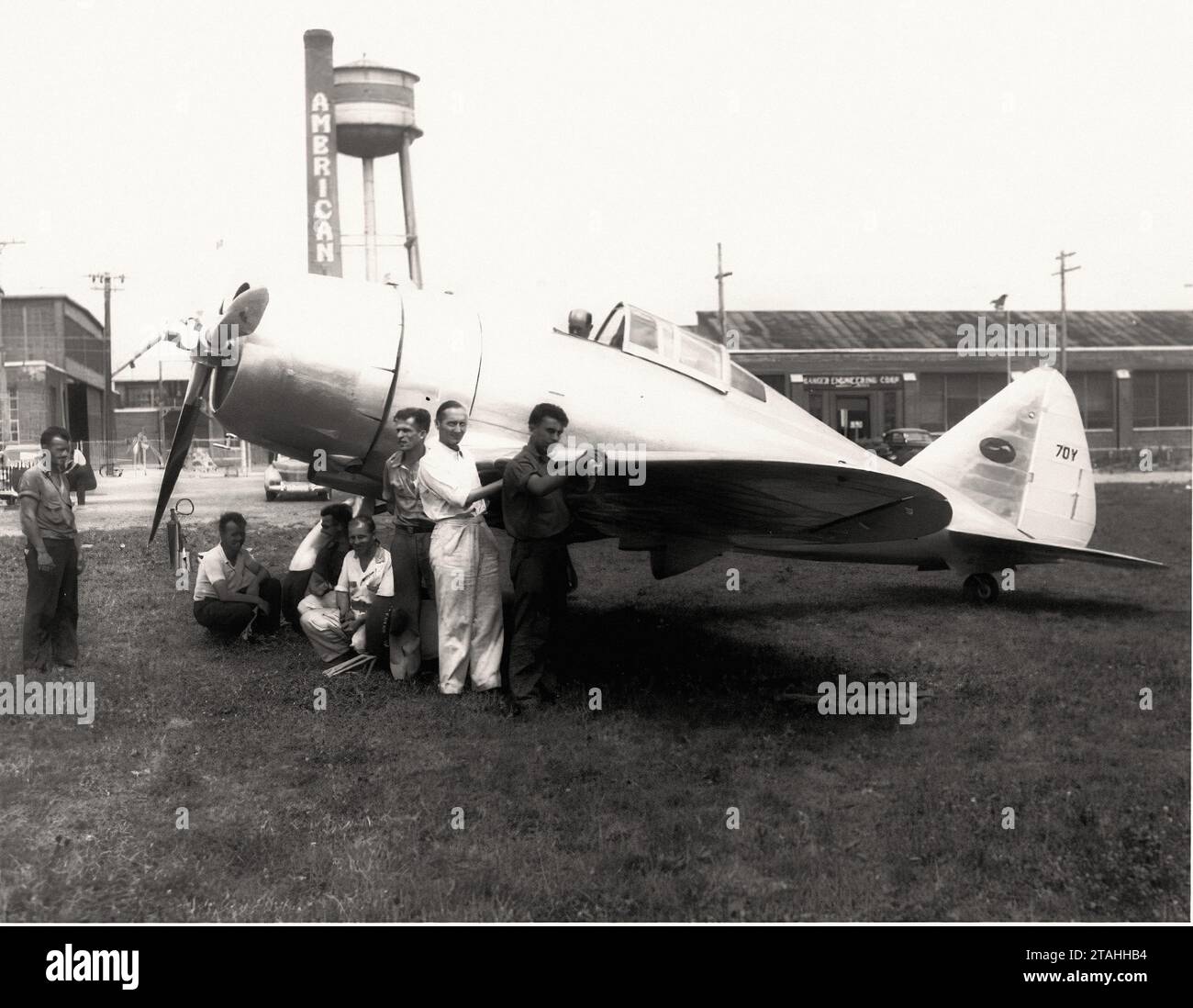 Airplane - Seversky S-2 racer Stock Photo - Alamy