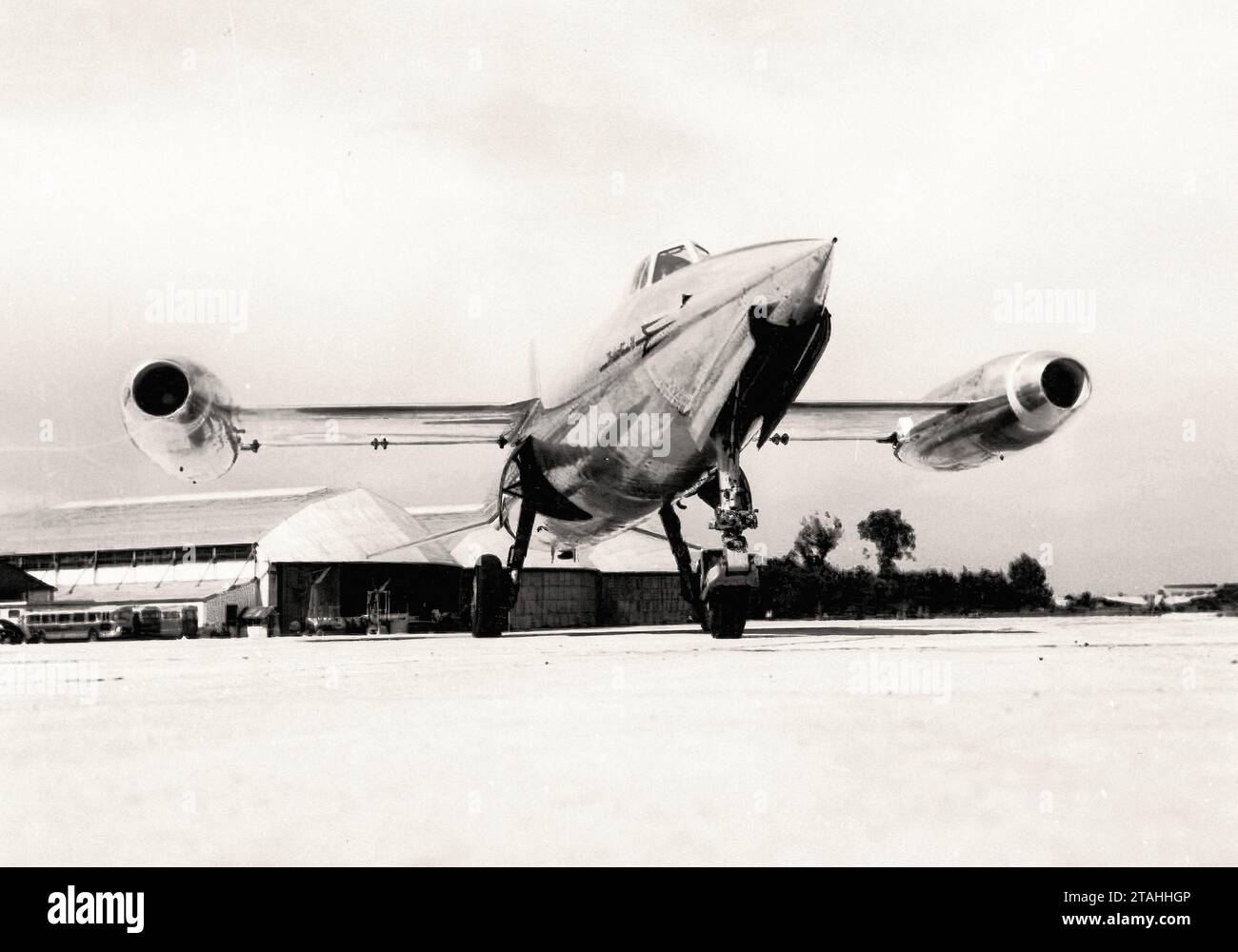 Airplane - Sud-Ouest (SNCASO) SO.9050 Trident II Stock Photo - Alamy