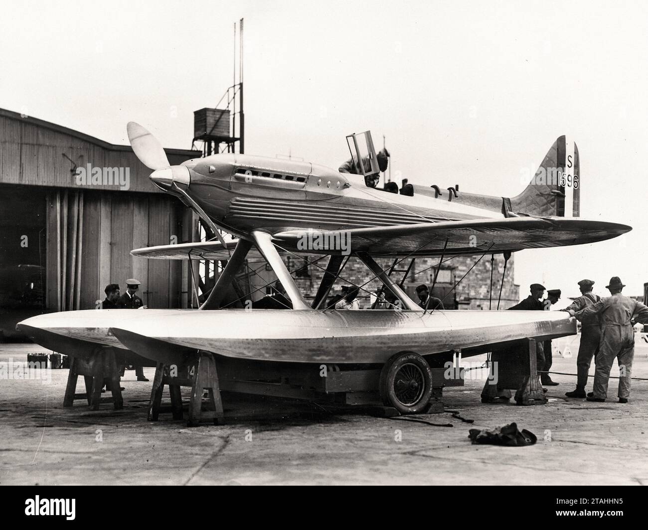 Airplane - Supermarine S.6B 00001 Stock Photo - Alamy