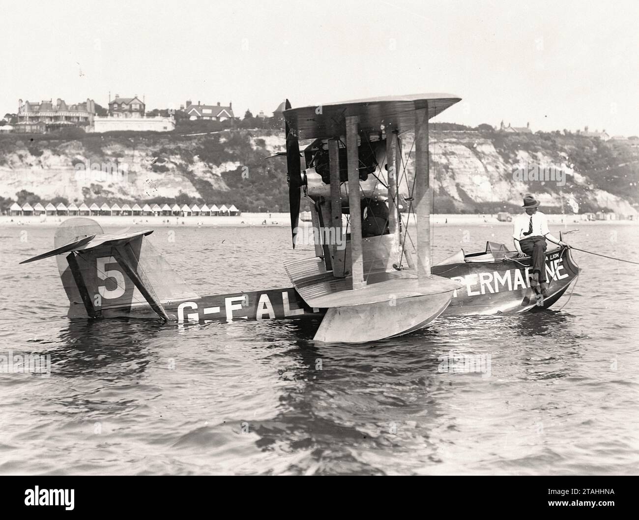 Airplane - Supermarine Sea Lion 1919 Stock Photo - Alamy