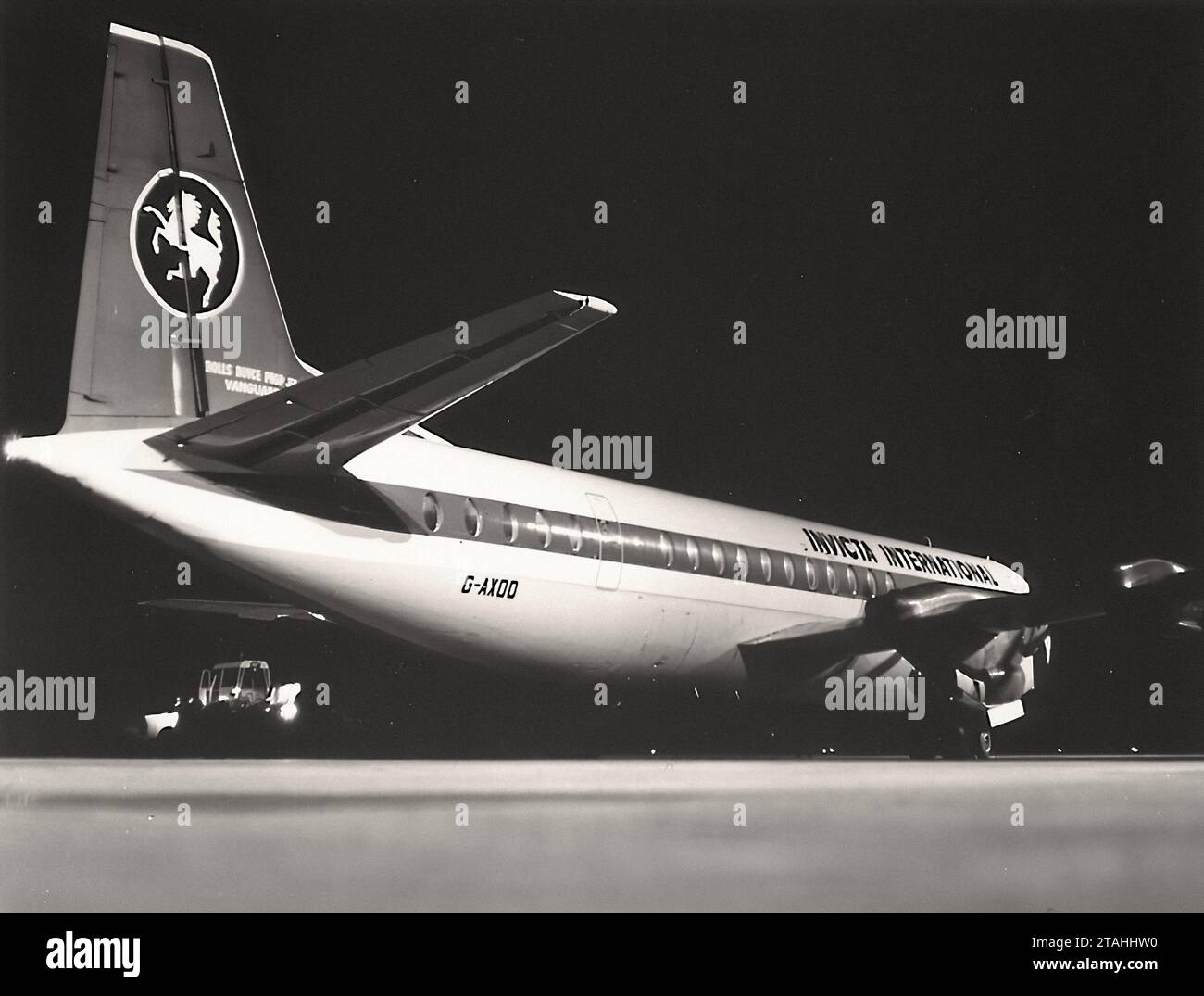 Airplane - Vickers Vanguard 1972 Stock Photo - Alamy