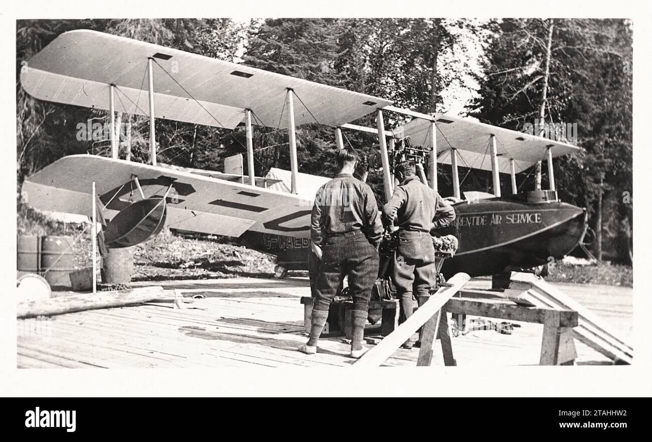 Airplane - Vickers Viking IV flying boat Canada Stock Photo - Alamy