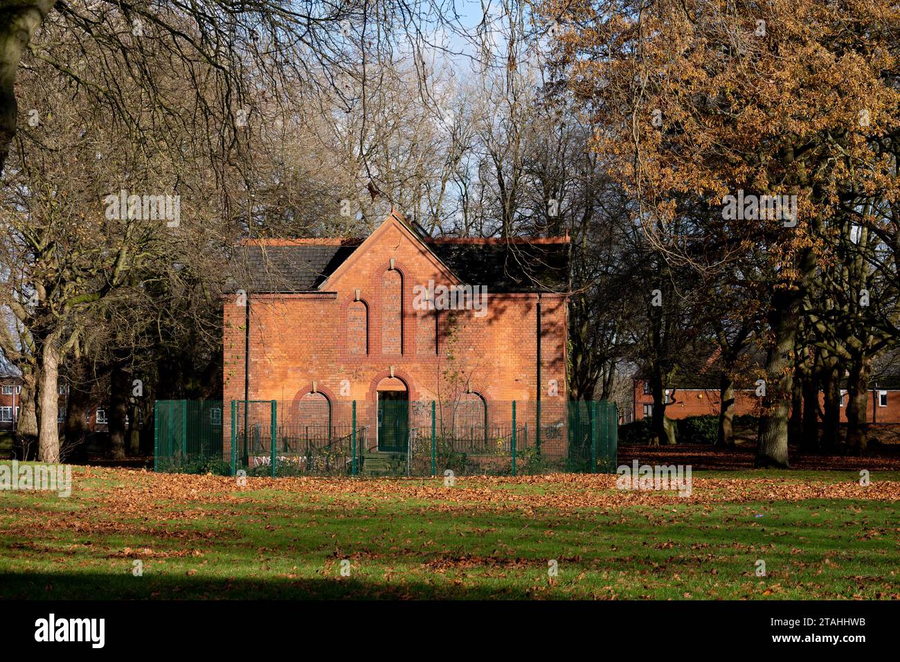 The old bandstand, Summerfield Park, Birmingham, West Midlands, England ...