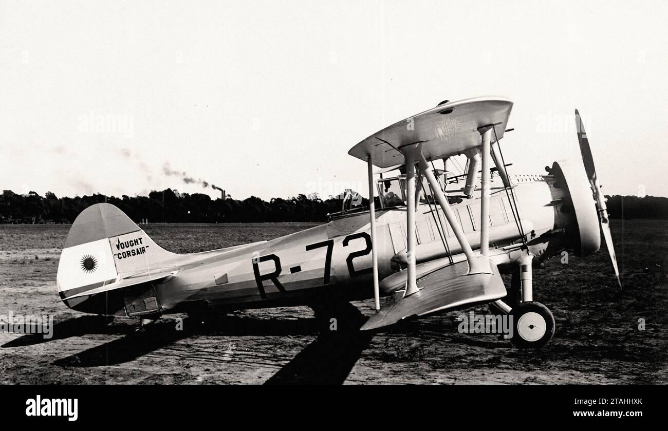 Airplane - Vought Corsair V-65-F Argentine Navy Stock Photo - Alamy