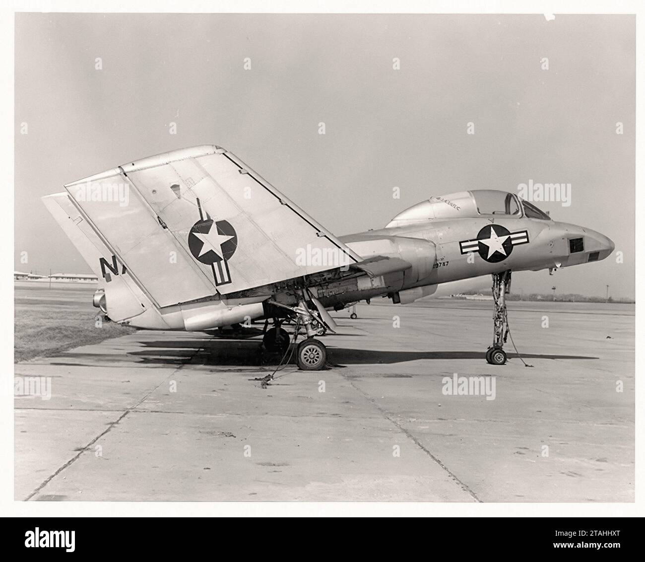 Airplane - Vought F7U-3P Stock Photo - Alamy