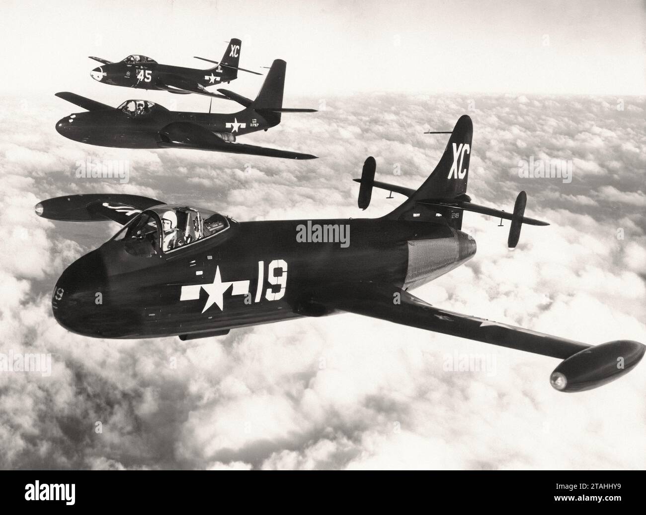 Airplane - Vought F6U-1 Pirate (McDonnel FH Phantom and F2H Banshee in ...