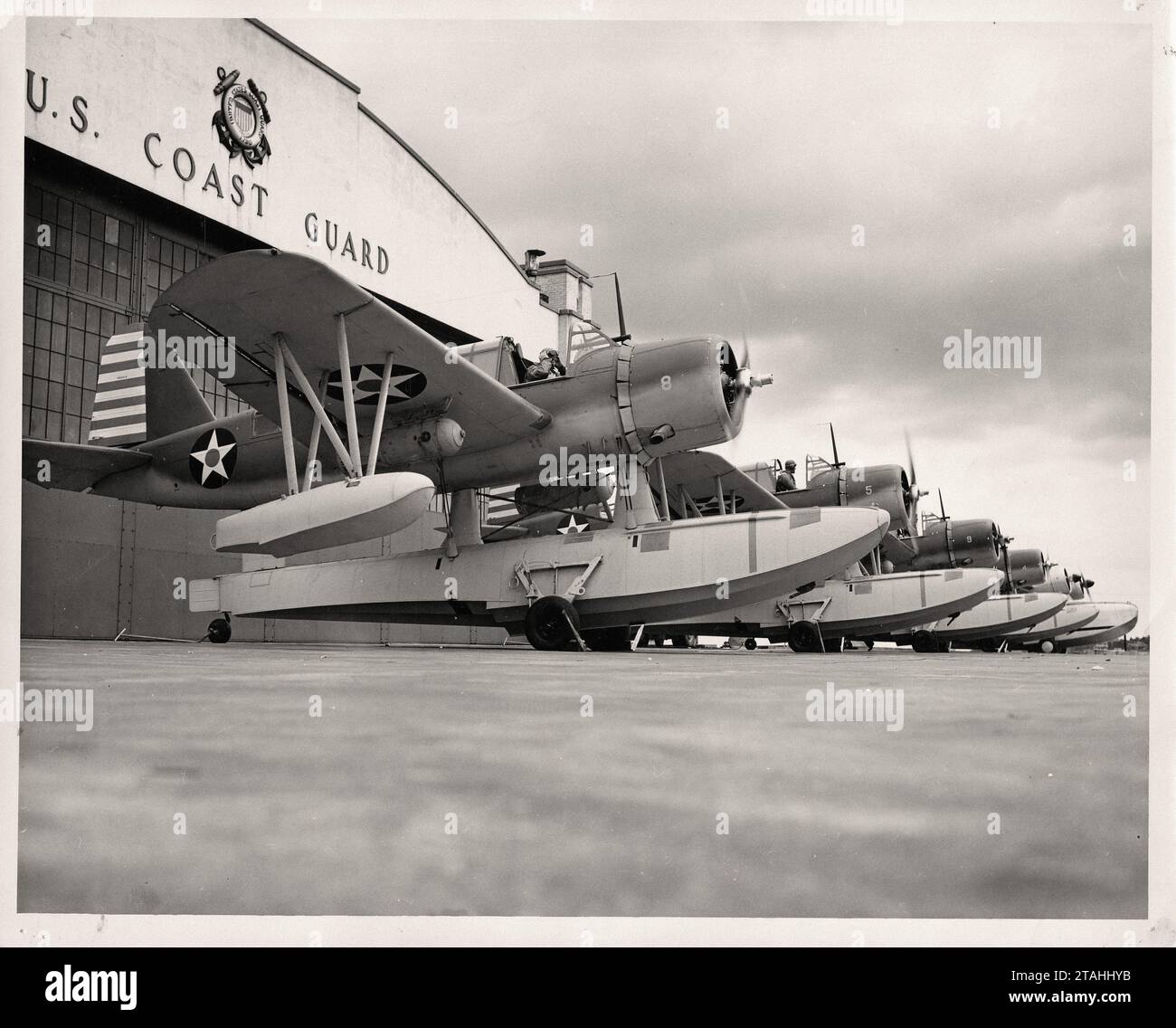 Airplane - Vought OS2U-3 Kingfishers USCG Stock Photo - Alamy