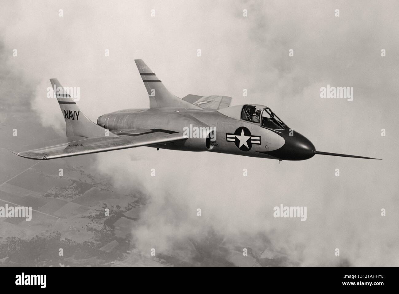 Airplane - Vought F7U-1 Cutlass 00001 Stock Photo - Alamy