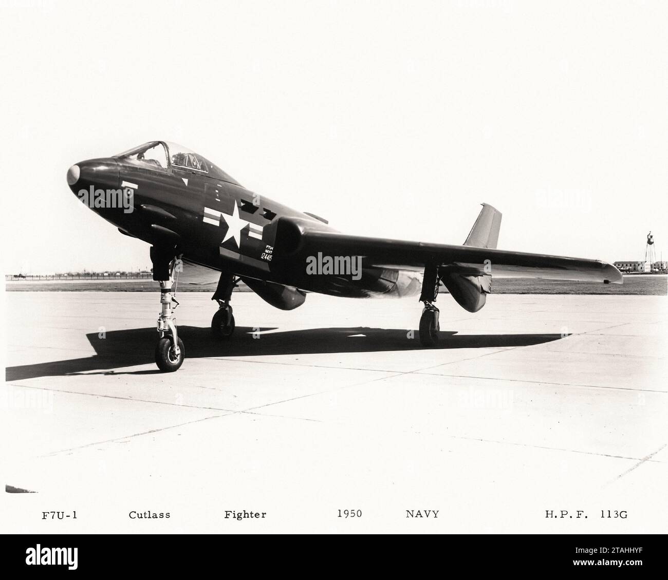 Airplane - Vought F7U-1 Cutlass 00002 Stock Photo - Alamy