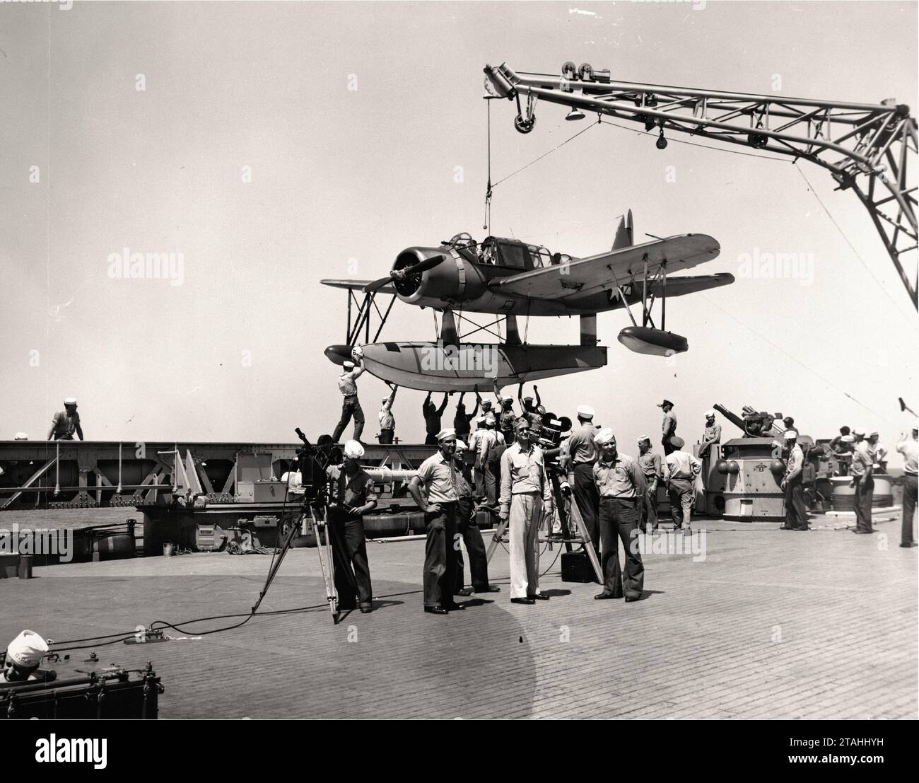 Airplane - Vought OS2U Kingfisher Stock Photo - Alamy