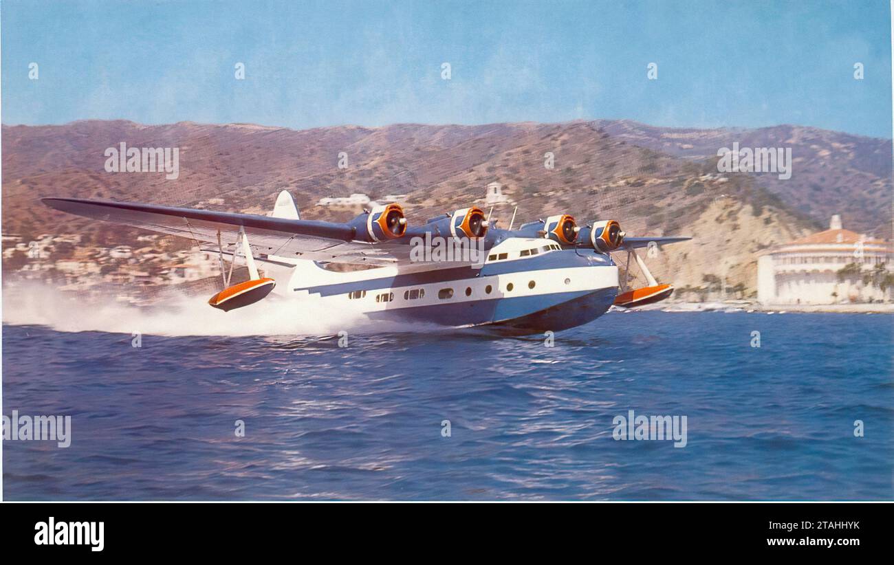 Airplane - Vought Sikorsky VS-44 Stock Photo - Alamy
