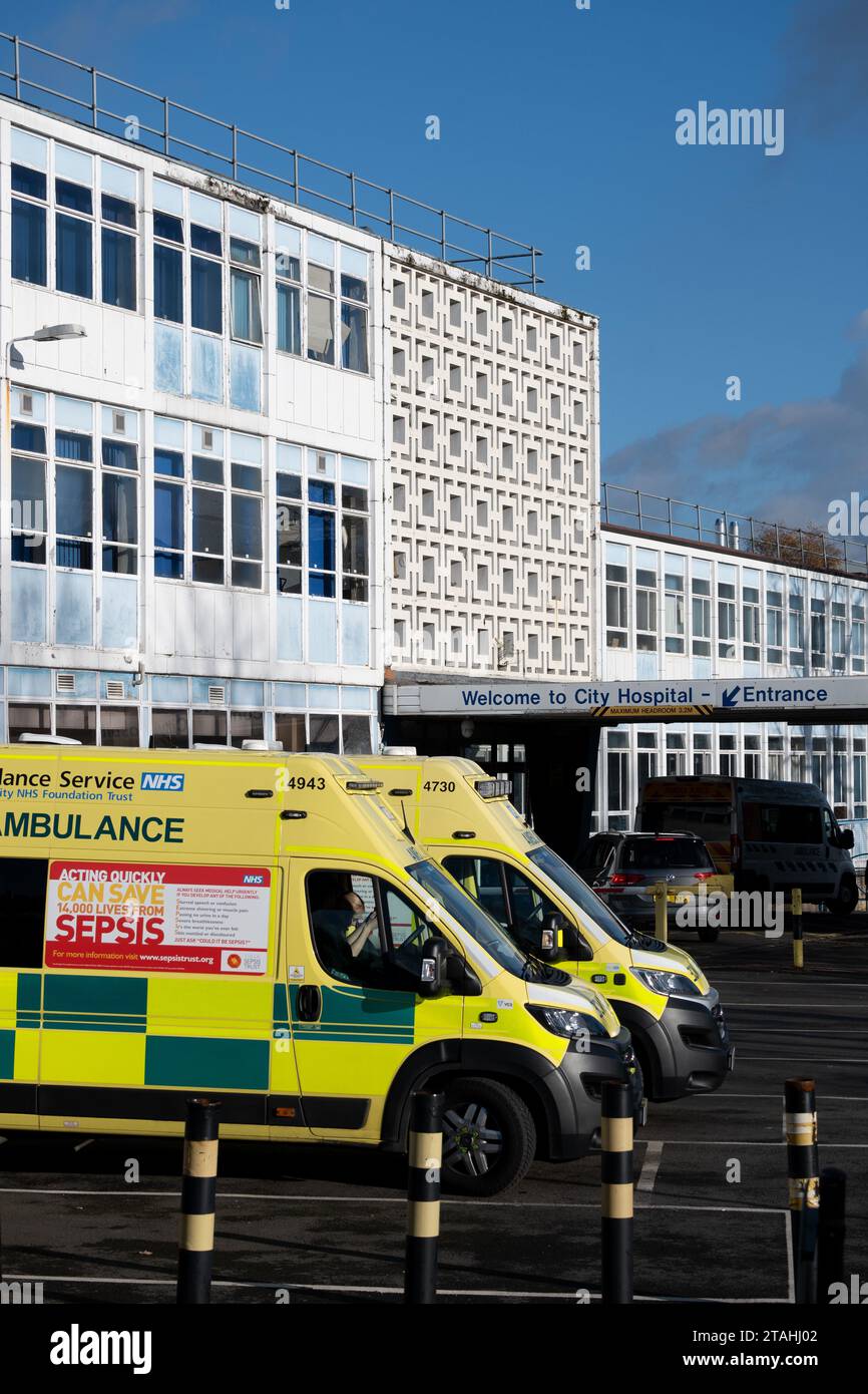City Hospital, Dudley Road, Birmingham, West Midlands, England, UK ...
