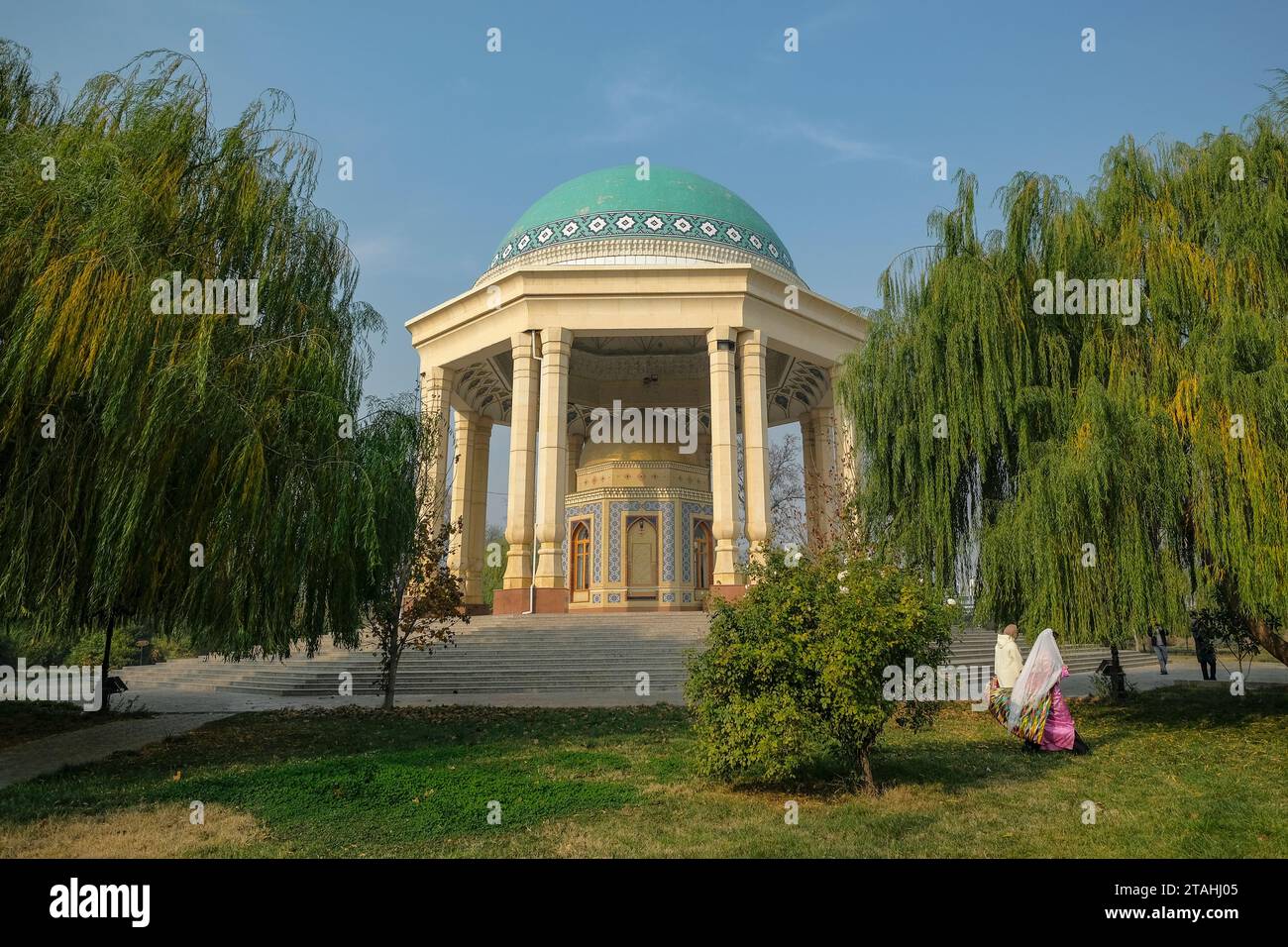 Khujand, Tajikistan - November 28, 2023: People walking through the ...