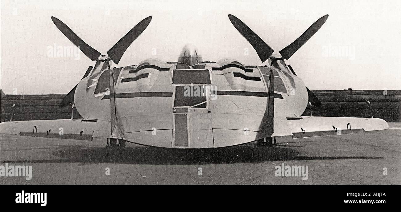 Airplane - Vought XF5U-1 3 Stock Photo - Alamy