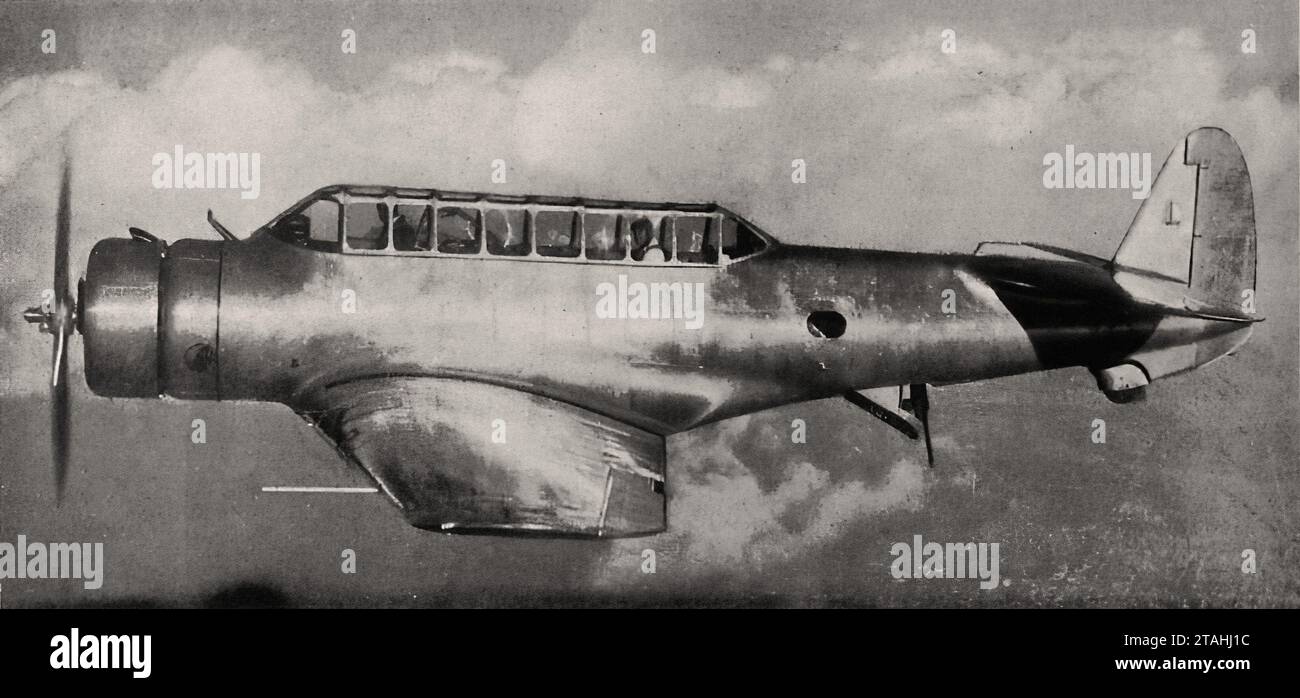 Airplane - Vultee V-11 Stock Photo - Alamy