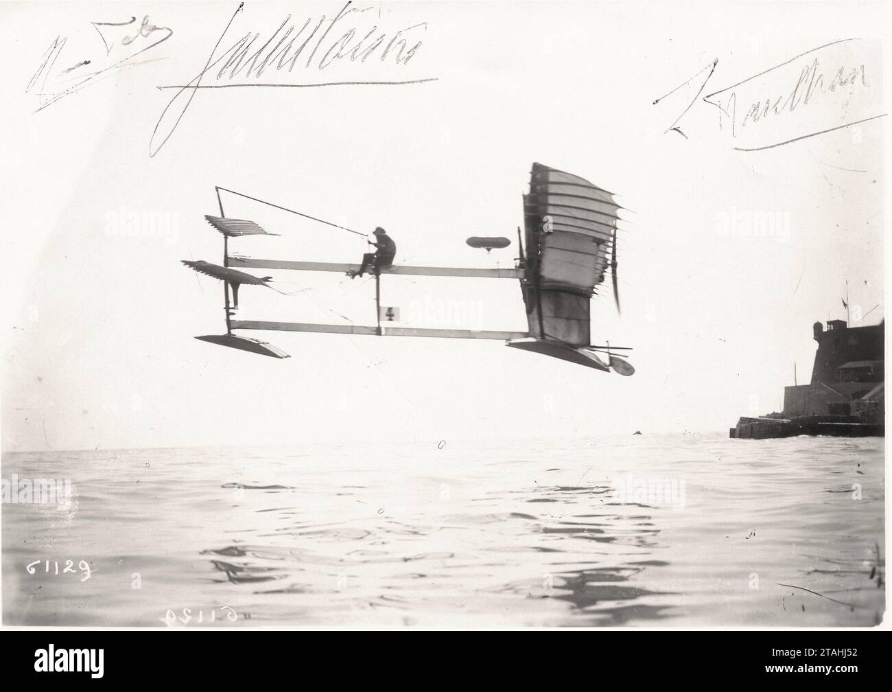 Airplane - Fabre Le Canard, the first seaplane in history Stock Photo ...