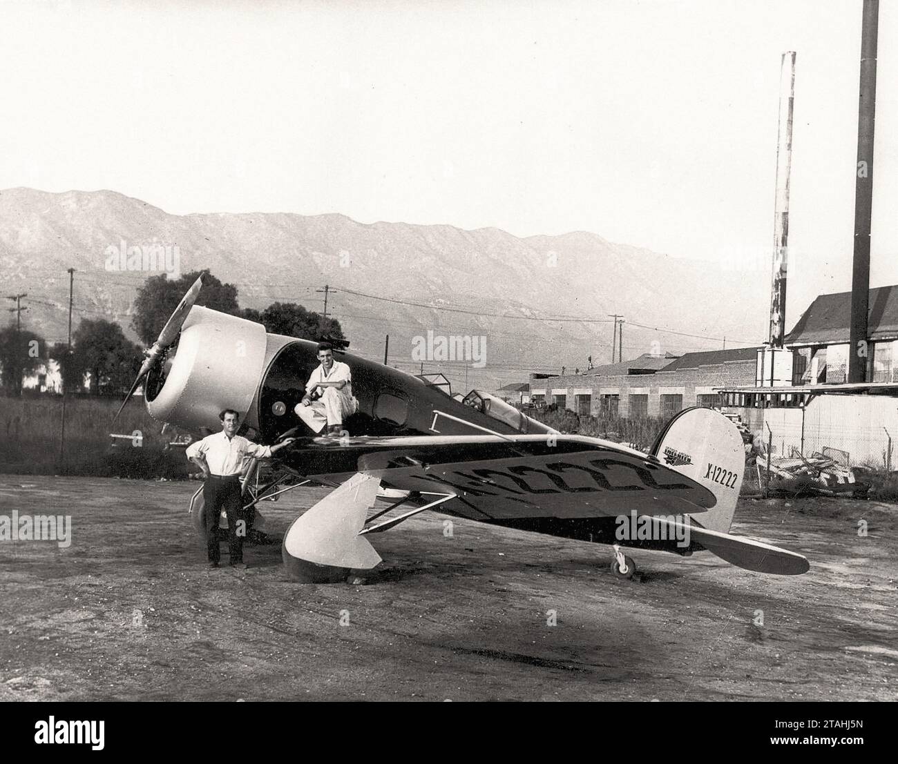 Airplane - Lockheed Altair DL-2A aeromuseumservices.com Stock Photo - Alamy
