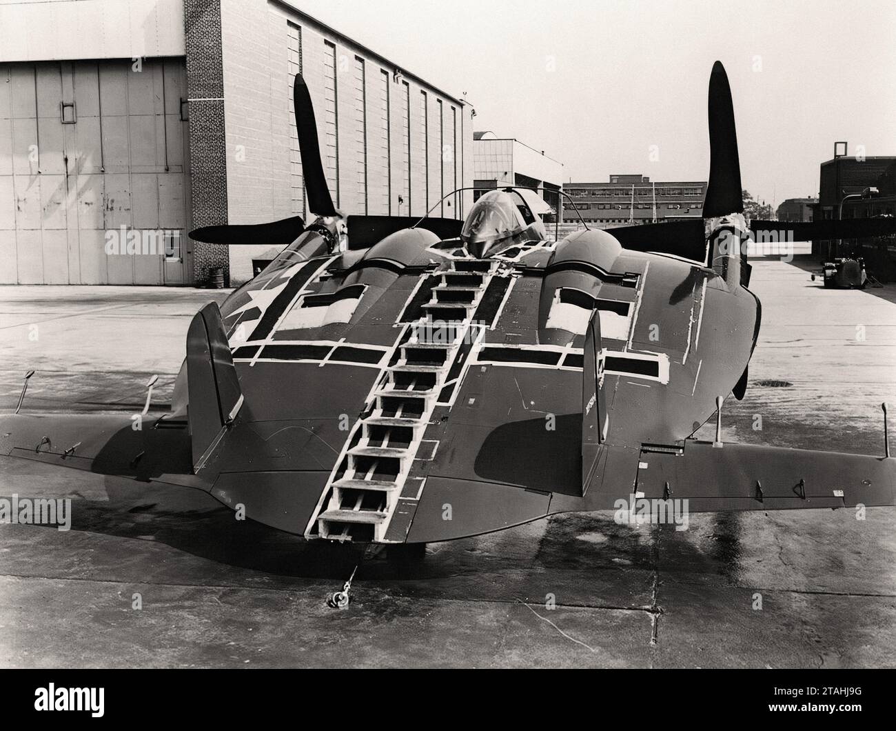 Airplane - Vought XF5U-1 prototype 2 Stock Photo - Alamy