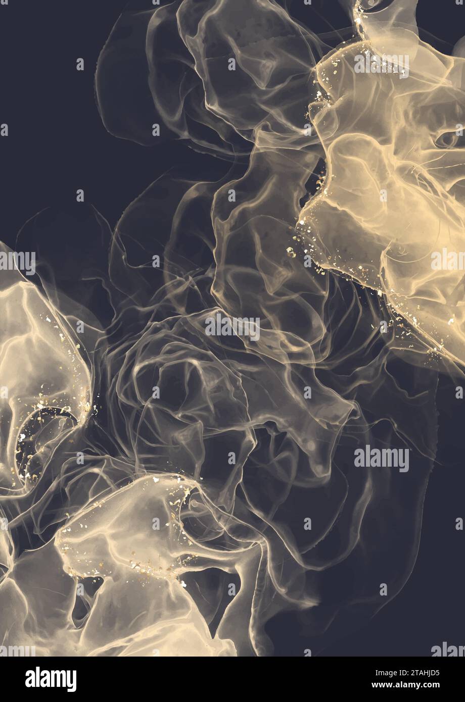 elegant hand painted gold alcohol ink background with glittery effect ...