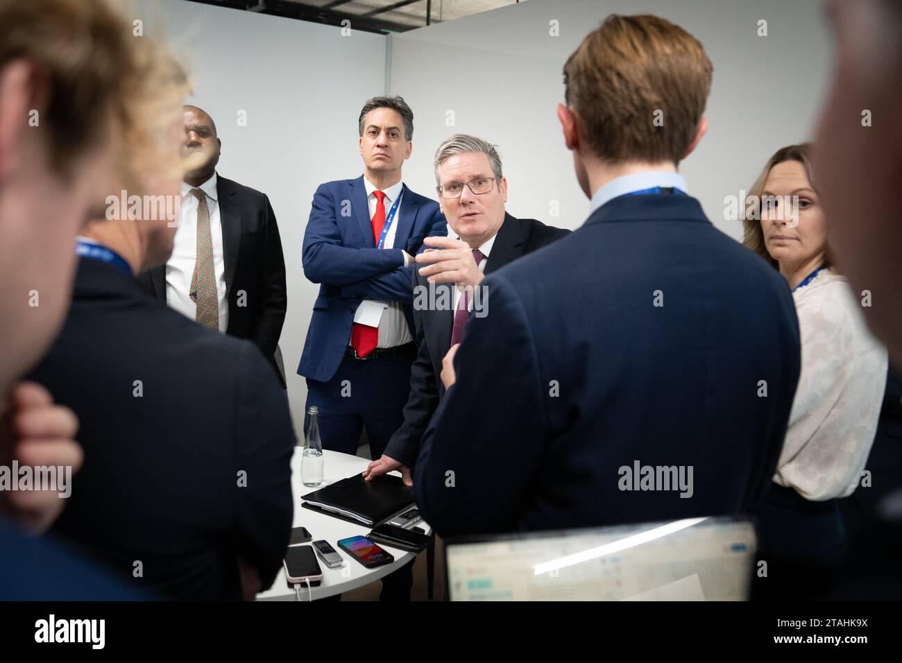 Labour leader Sir Keir Starmer (right) and Shadow Secretary of State ...