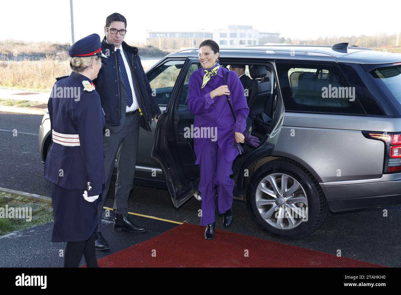 Sweden's Crown Princess Victoria and Prince Daniel visit Cranfield ...
