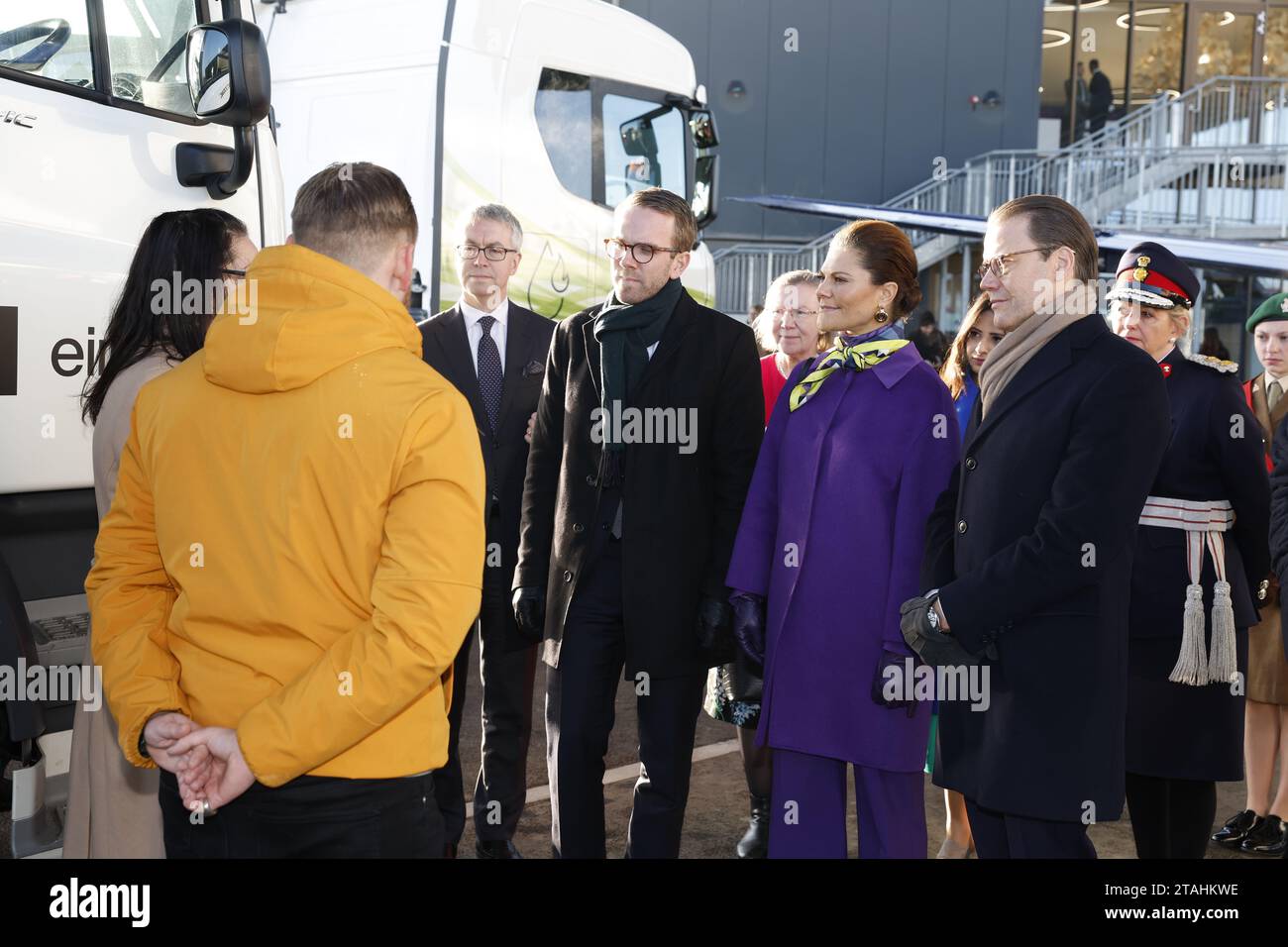 Sweden's Crown Princess Victoria and Prince Daniel visit Cranfield ...