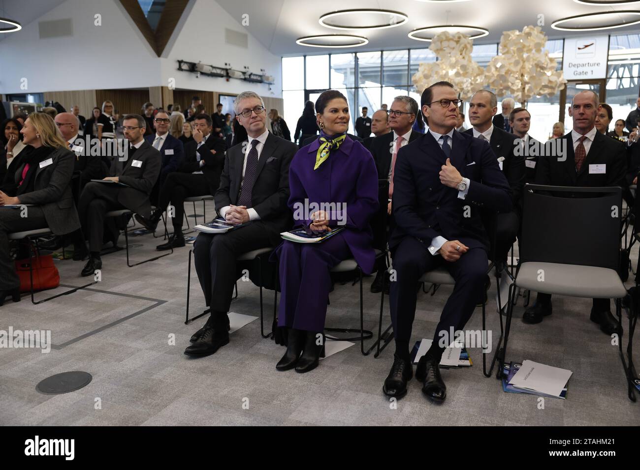 Sweden's Crown Princess Victoria and Prince Daniel visit Cranfield ...