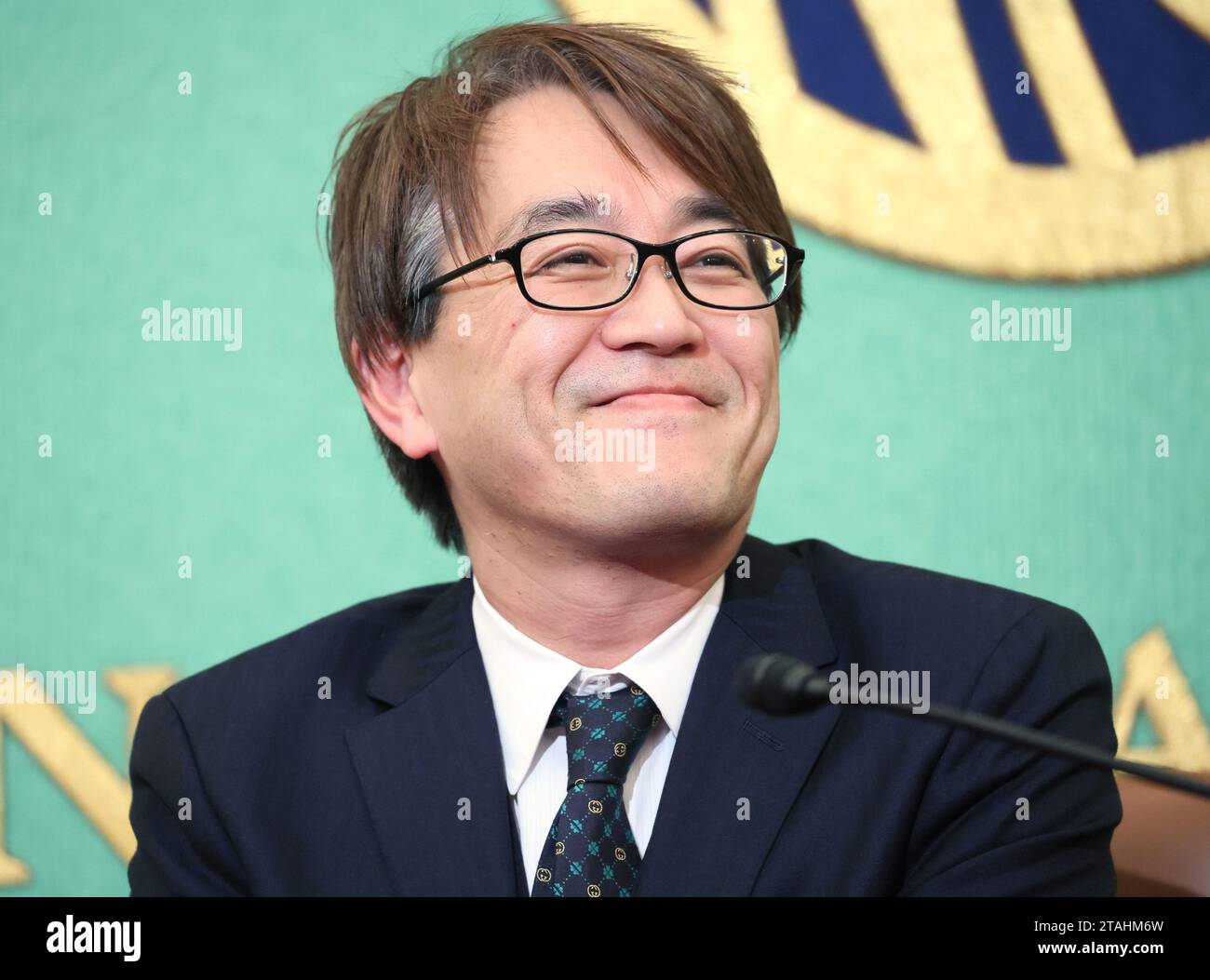 Tokyo, Japan. 1st Dec, 2023. Japan's shogi (Japanese chess) master Yoshiharu Habu delivers a ...