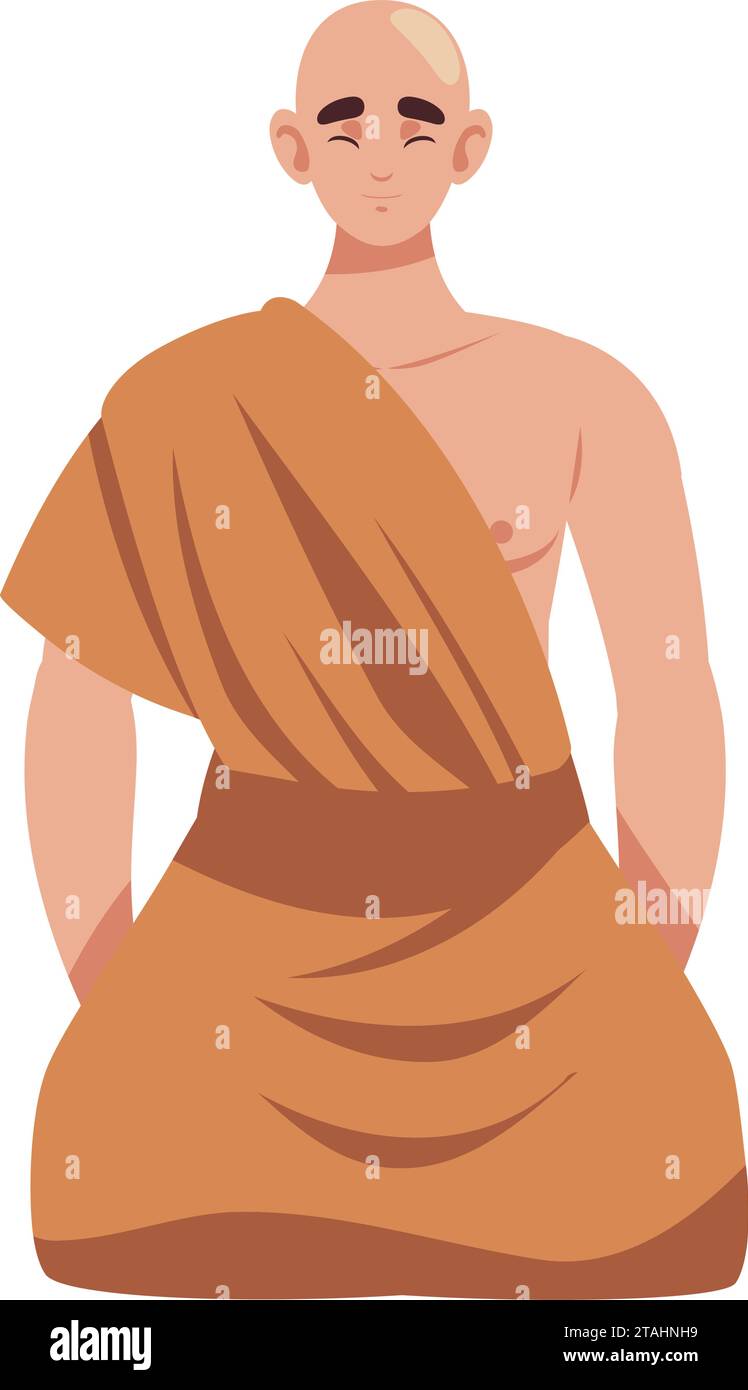 Bald monk Cut Out Stock Images & Pictures - Alamy