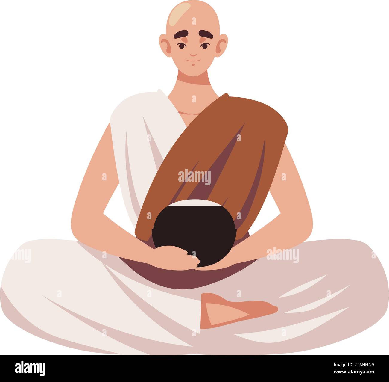 buddhist monk religious Stock Vector Image & Art - Alamy