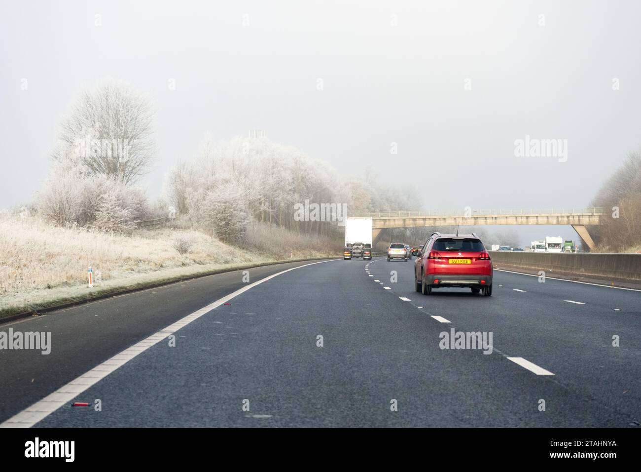 M6 freezing temperatures hi-res stock photography and images - Alamy