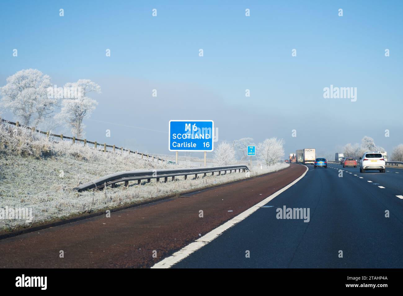 M6 scotland carlisle sign hi-res stock photography and images - Alamy