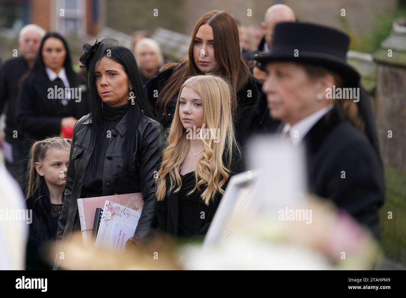 The mother of Indi Gregory, Claire Staniforth (left) watches as her ...